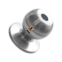 China YAGU Smart Locks Biometric Password and Fingerprint Electronic Replacement Ball Lock Aluminum or Wooden Door Lock for sale