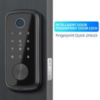 China YAGU Hot Selling Supplier Deadbolt Door Lock Ttlock Tuya Smart Locks for Front Door Wi-Fi Keyless Smart Digital Door Lock for sale