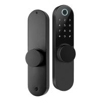 China YAGU Fingerprint Password Security Door Lock Wholesale Factory Selling TTlock&TUYA Version Optional Round Handle for sale