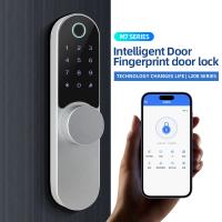 China YAGU Fingerprint Password Security Door Lock Wholesale Factory Selling TTlock&TUYA Version Optional Round Handle for sale