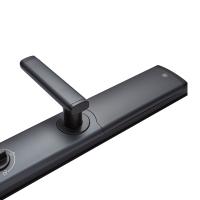 China Two-sided Smart Office Secure RFID Key Card Lock Digital Door Lock with Keyless Key Cylinder for Wood Doors for Hotel TUYA for sale