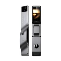 China Hot Selling Full Automatic Real Time Video Intercom Smart Wifi Digital Door Lock Anti-theft Camera Smart Lock for sale
