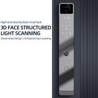 China Hot Selling Full Automatic Real Time Video Intercom Smart Wifi Digital Door Lock Anti-theft Camera Smart Lock for sale