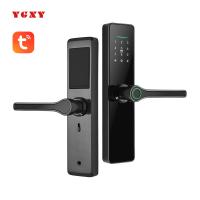 China Stainless Steels Fingerprint Password Security Door Lock Wholesale Factory Selling Tuya Version Optional for sale
