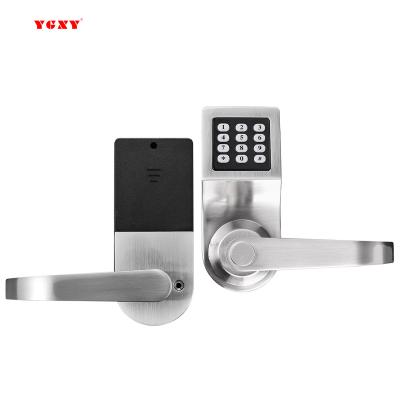 China YAGU Wholesale Price High Quality Mobile Application Durable Granular Digital Button Swipe Card Password Door Lock for sale