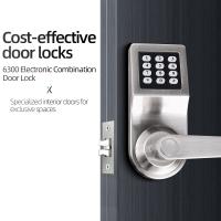 China YAGU Wholesale Price High Quality Mobile Application Durable Granular Digital Button Swipe Card Password Door Lock for sale