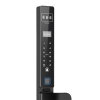 China TTLOCK Wholesale Face Recognition Fingerprint Lock Narrow Bezel Cell Phone Aluminum Door Code Lock Automatic Smart Door Locks for sale