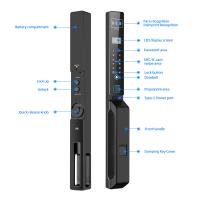 China Y03 Face Recognition Fingerprint Hold Hands Lock Narrow Bezel Cell Phone Tuya Aluminum Door Code Lock Automatic Smart Door Lock for sale