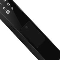 China YAGU New Style 5CM Wide Slim Bezel No Handle Straight TTLOCK Automatic Digital Combination Smart Door Lock for sale