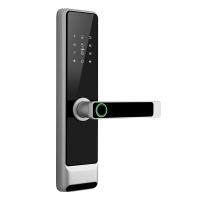 China Tuya Smart Fingerprint Lock Home Security Intelligent Door Lock With WiFi APP Password RFID Unlock Electronic Hotels for sale
