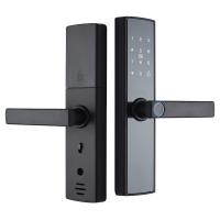 China Low Value Tuya Smart Fingerprint Lock Home Security Intelligent Door Lock With WiFi APP Password RFID Unlock Electronic Hotels for sale