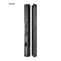 China New Style Broken Bridge Aluminum Door Ultra Narrow Ultra Thin Frame Face Recognition Palmprint Fully Automatic Smart Door Lock for sale