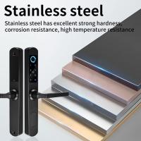 China Double-sided European 85 Mortise Narrow Border Tuya Wifi Aluminum Alloy Door Smart Door Lock Specialized for Hollowed-out Doors for sale
