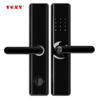 China YAGU TTlock App Wood Door Locks SDK Fingerprint Aluminum Alloy Digital Keyless Biometric Smart Locks for Home Security for sale