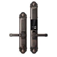 China YAGU Luxury Smart Lock Waterproof IP65 Fingerprint Password Key Villa Door Lock With Tuya App for sale