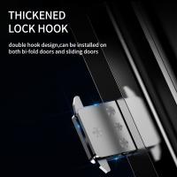 China YAGU Smart Electric Lock  Smart Wifi Digital Double Sliding Glass Door Handle Lock Tuya with Face Recognition Smart Lock for sale
