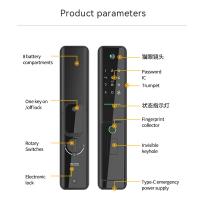 China YAGU NEO Aluminum Alloy Biometric Wood Door Digital Fingerprint Lock With Camera Keyless Biometric Lock for Home Security TUYA for sale