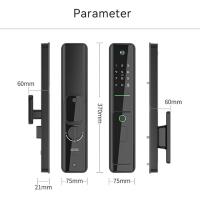 China YAGU NEO Aluminum Alloy Biometric Wood Door Digital Fingerprint Lock With Camera Keyless Biometric Lock for Home Security TUYA for sale