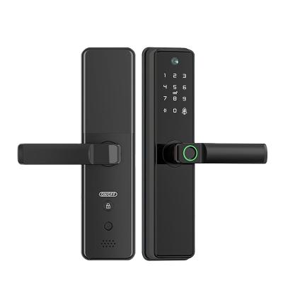 China YAGU NEO Smart Card Password Key Unlock Door Lock Smart Outdoor Tuya Metal Gate Wifi Lock Smart Lock for Metal Door for sale