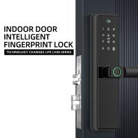 China YAGU NEO Smart Card Password Key Unlock Door Lock Smart Outdoor Tuya Metal Gate Wifi Lock Smart Lock for Metal Door for sale