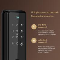 China YAGU NEO Smart Card Password Key Unlock Door Lock Smart Outdoor Tuya Metal Gate Wifi Lock Smart Lock for Metal Door for sale