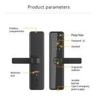 China YAGU NEO Smart Card Password Key Unlock Door Lock Smart Outdoor Tuya Metal Gate Wifi Lock Smart Lock for Metal Door for sale