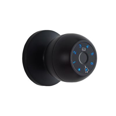 China YAGU Smart Locks Biometric Password and Fingerprint Electronic Replacement Ball Lock Aluminum or Wooden Door Lock for sale