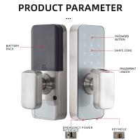 China YAGU TT Lock APP Hotel Home Biometric Fingerprint Password Card TUYA APP Smart Door Lock Intelligent Digital Lock for sale