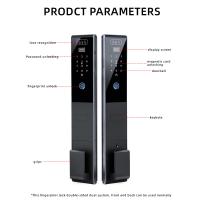China YAGU Double-sided 3D Face Recognition Automatic Smart Lock Fingerprint Combination Lock Entry Door Security Door Household Locks for sale