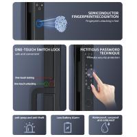 China Tuya App Full Automatic Aluminum Door Lock With 3D Face Recogination Video Intercom Digital Door Auto Lock Smart Lock Cnc for sale