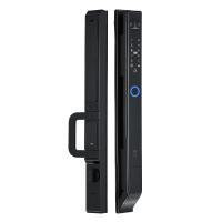 China Tuya App Full Automatic Aluminum Door Lock With 3D Face Recogination Video Intercom Digital Door Auto Lock Smart Lock Cnc for sale