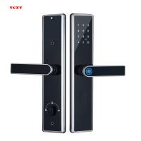 China YAGU TTlock App Wood Door Locks SDK Fingerprint Aluminum Alloy Digital Keyless Biometric Smart Locks for Home Security for sale