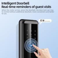 China YAGU Multi Point Digital Fingerprint TTLOCK Tuya App Smart Door Lock With Camera  Smart Locks Front Door for sale