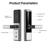 China YAGU Multi Point Digital Fingerprint TTLOCK Tuya App Smart Door Lock With Camera  Smart Locks Front Door for sale