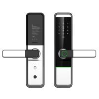 China YAGU Multi Point Digital Fingerprint TTLOCK Tuya App Smart Door Lock With Camera  Smart Locks Front Door for sale