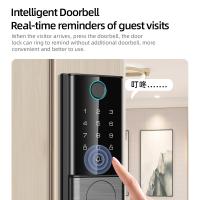 China YAGU Mini Short Smart Lock Keyless Entry Password IC Card Key Anti-theft Lock Office Automatic Digital Code Deadbolt Door Lock for sale