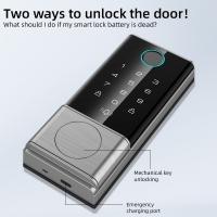 China YAGU Mini Short Smart Lock Keyless Entry Password IC Card Key Anti-theft Lock Office Automatic Digital Code Deadbolt Door Lock for sale