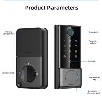 China YAGU Mini Short Smart Lock Keyless Entry Password IC Card Key Anti-theft Lock Office Automatic Digital Code Deadbolt Door Lock for sale