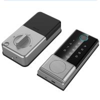 China YAGU Mini Short Smart Lock Keyless Entry Password IC Card Key Anti-theft Lock Office Automatic Digital Code Deadbolt Door Lock for sale