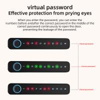 China Export Hot Selling Wholesale Price Mobile Phone Tuya BLE/wifi APP Spherical Handle Fingerprint Password Intelligent Door Lock for sale
