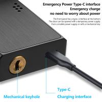 China YAGU Keyless Entry TTLock APP Smart Card Password Anti-theft Security 5050 Mortise Wooden Door Fingerprint Lock for sale