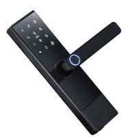 China Low Price Keyless Entry Smart Card Password Anti-theft Security 5050 Mortise Wooden Door Fingerprint Lock for sale