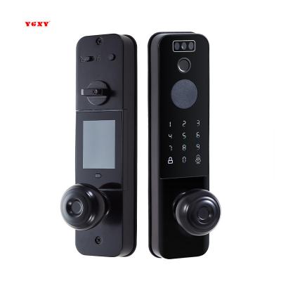 China US Standard Manufacturer's Hot Selling Double Tongue Aluminum Alloy Security Integrated Smart Lock Easy Operation for Wood Door for sale