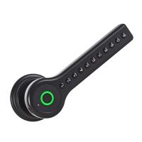 China Yagu Easy Install Intelligente Fingerprint Digital Smart Lock for Front Door Tuya Ttlock Password Door Lock Physical Button for sale