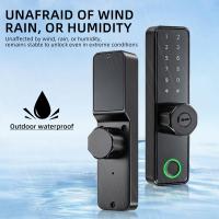 China Yagu Kfc Commercial Storefront Smart Lock TTlock APP Control Door Outdoor Waterproof Intelligent Lock Secure,Durable for sale