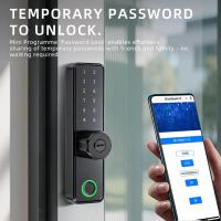 China Yagu Kfc Commercial Storefront Smart Lock TTlock APP Control Door Outdoor Waterproof Intelligent Lock Secure,Durable for sale
