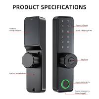 China Yagu Kfc Commercial Storefront Smart Lock TTlock APP Control Door Outdoor Waterproof Intelligent Lock Secure,Durable for sale
