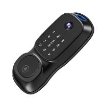 China Yagu Camera Video Tuya Ttlock Fingerprint Digital Password Keyless Deadbolt Lock Apartment Home Room Smart Door Lock With Camera for sale