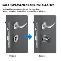 China Yagu Auto-lock Ttlock Ble Smart Lock Cylinder Home Apartment High Security Adjustable Length Code Keypad Electronic E-cylinder for sale