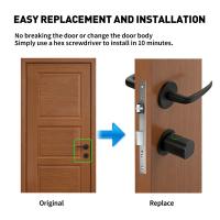 China Ttlock Fingerprint Keypad Combination Cylinder Lock with Keys and Emergency Function for Aluminum Door Cloud Data Storage for sale